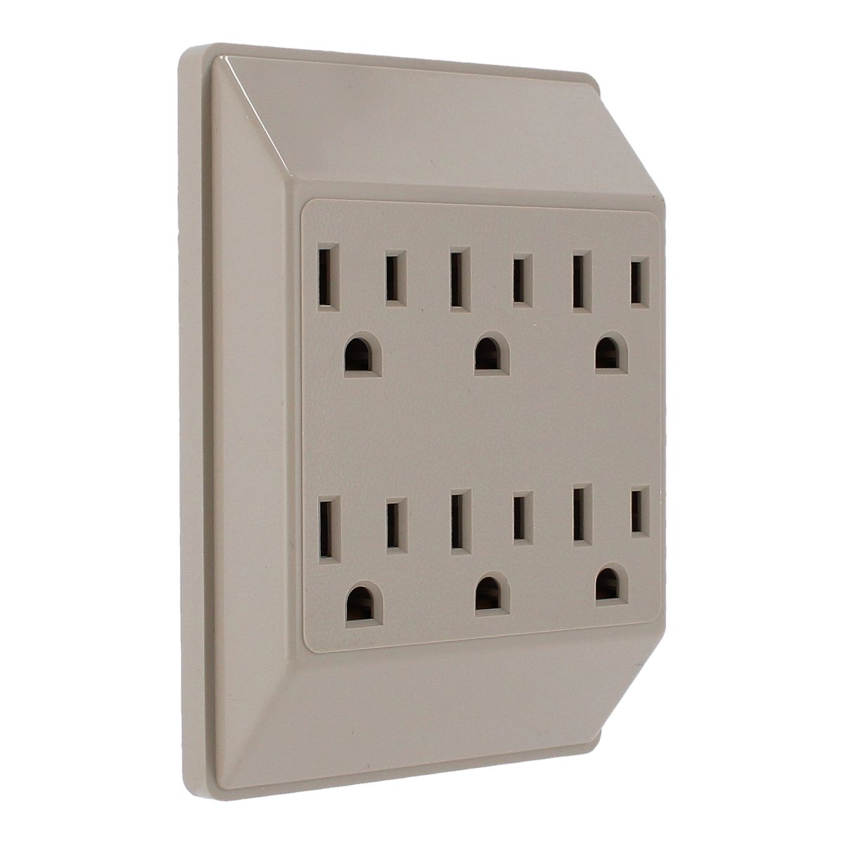 Multicontacto de pared 6 contactos 1753 Adir