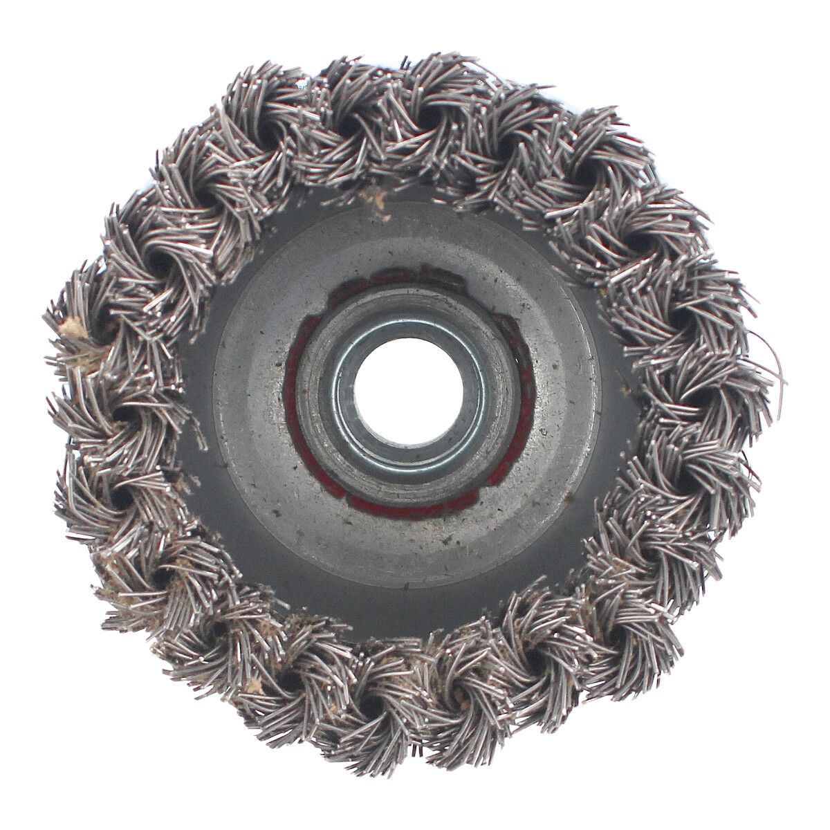 Carda de copa alambre trenzado 4" SW-32030203 Fumetax