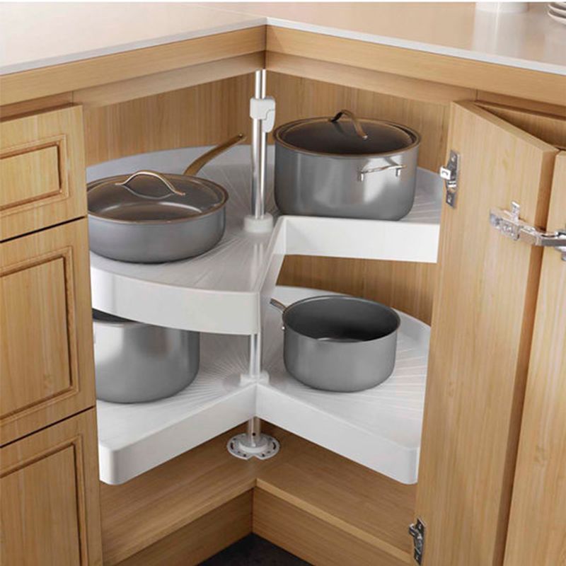 Entrepaños giratorios 270° para muebles de cocina Hafele
