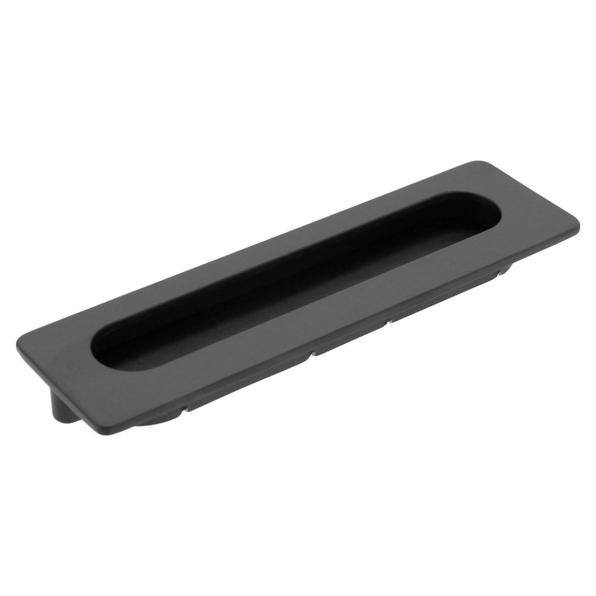 Jaladera de embutir 128 mm negro mate Rish