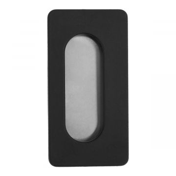Jaladera de embutir 128 mm negro mate Rish
