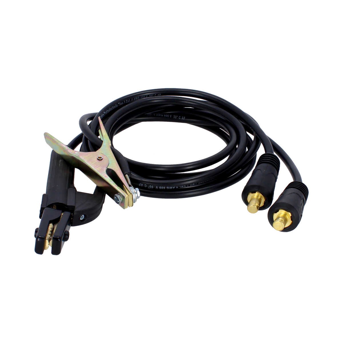 Kit de cables para inversor soldador 1/2" x 10 metros de uso industrial